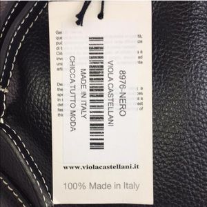 Viola Castellani | Bags | Viola Castellani Milano Made In Italy Tote ...